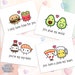 Food Pun Card Set, Valentine's Day Card Set, Punny Valentine, Instant ...