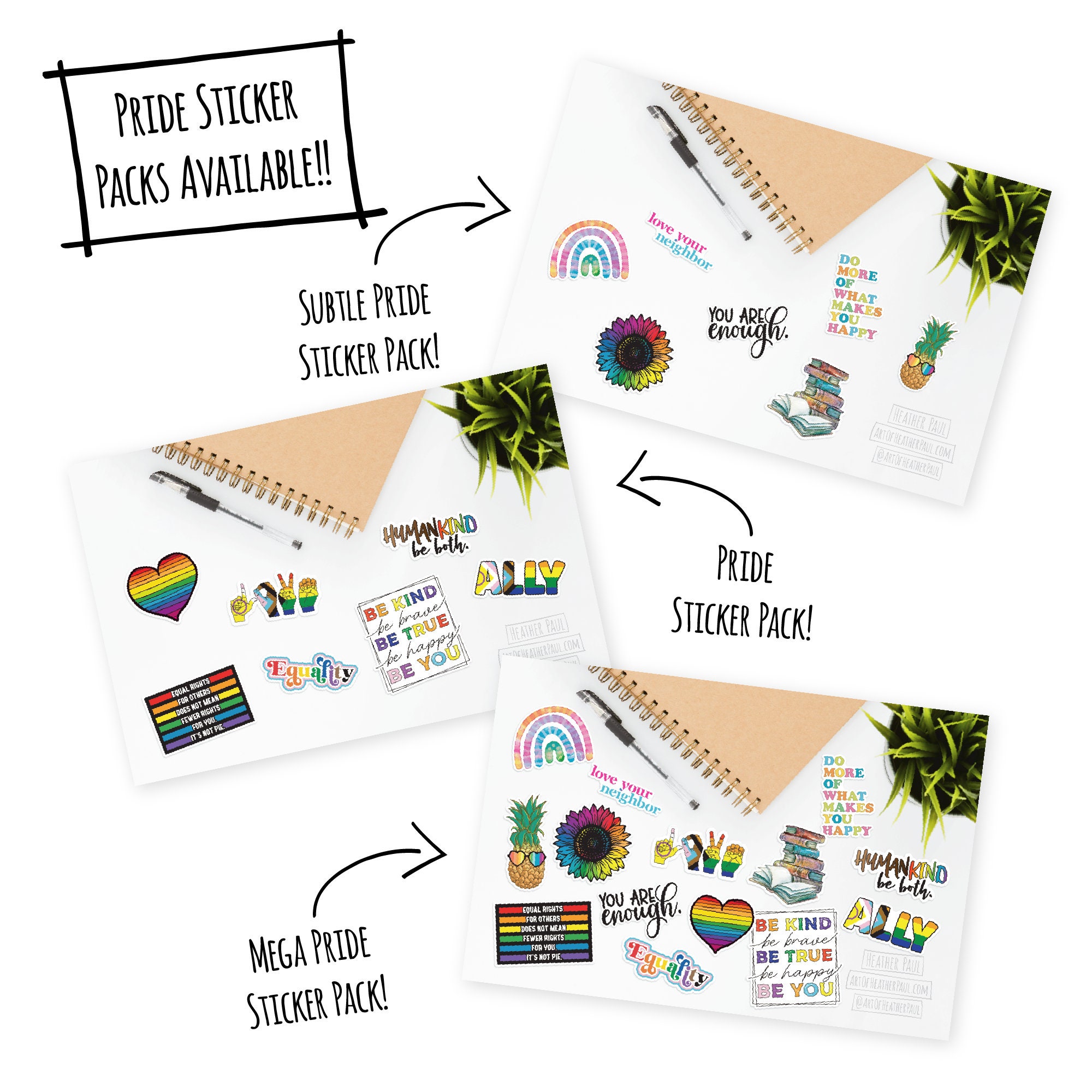 Equality Sticker Pride Sticker LGBTQIA Sticker LGBTQ - Etsy