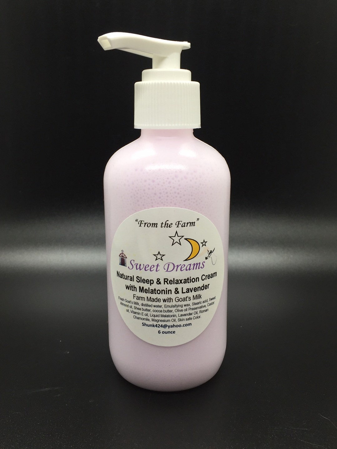 Sweet Dreams Melatonin Goats Milk Lotion, Insomnia Cream, Natural ...