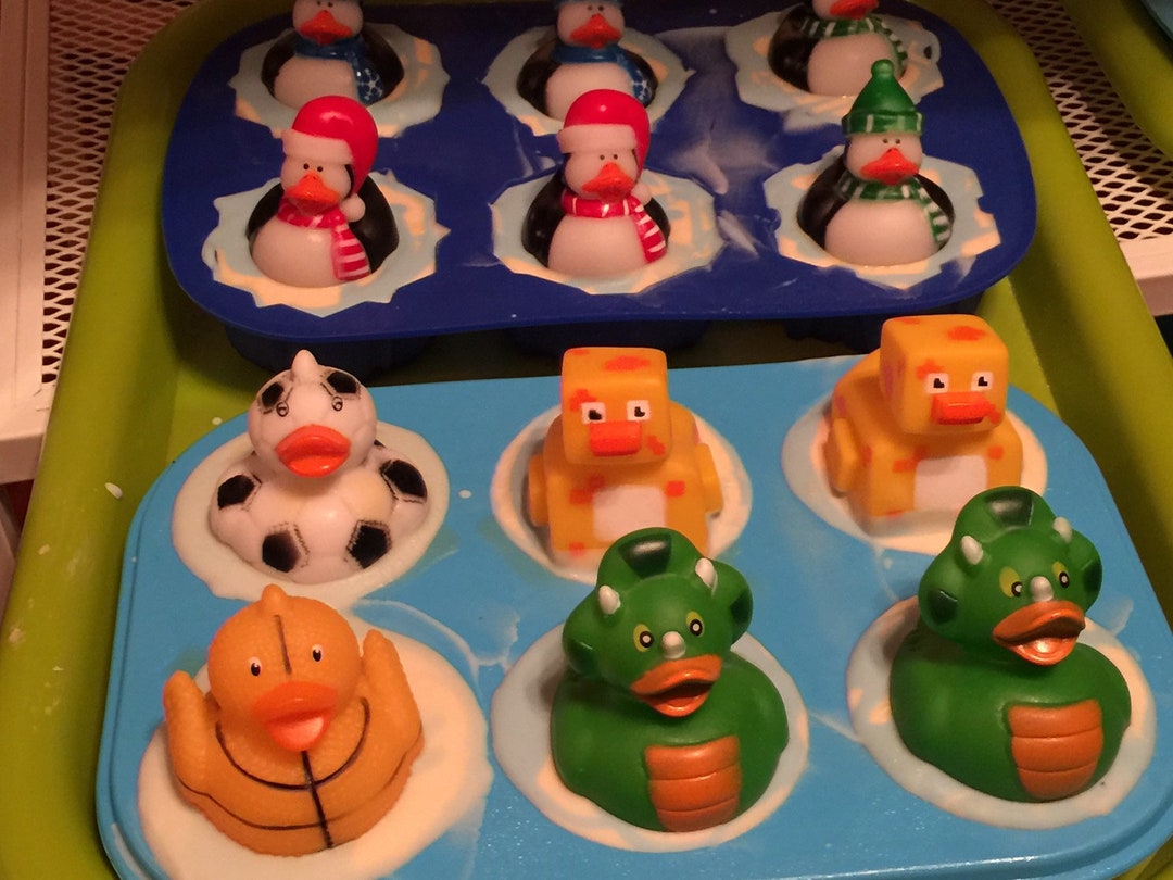 4 Rubber Ducks With Soap - Etsy