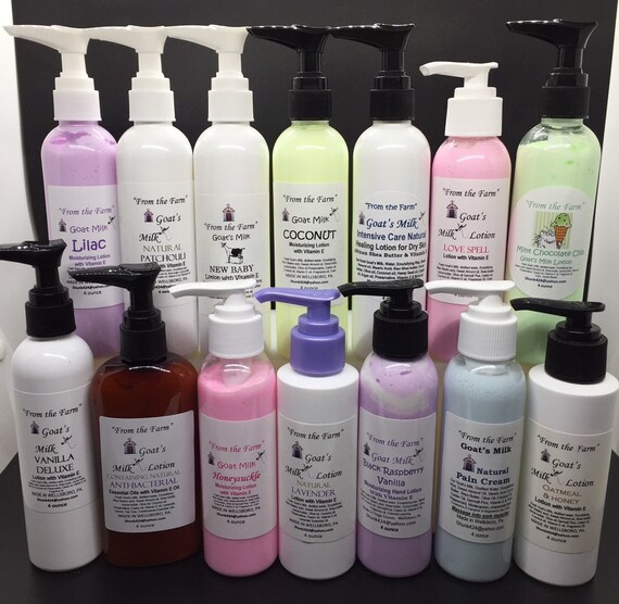 Lotion Moisturizing Hand and Body Goats Milk Lotion Dry - Etsy
