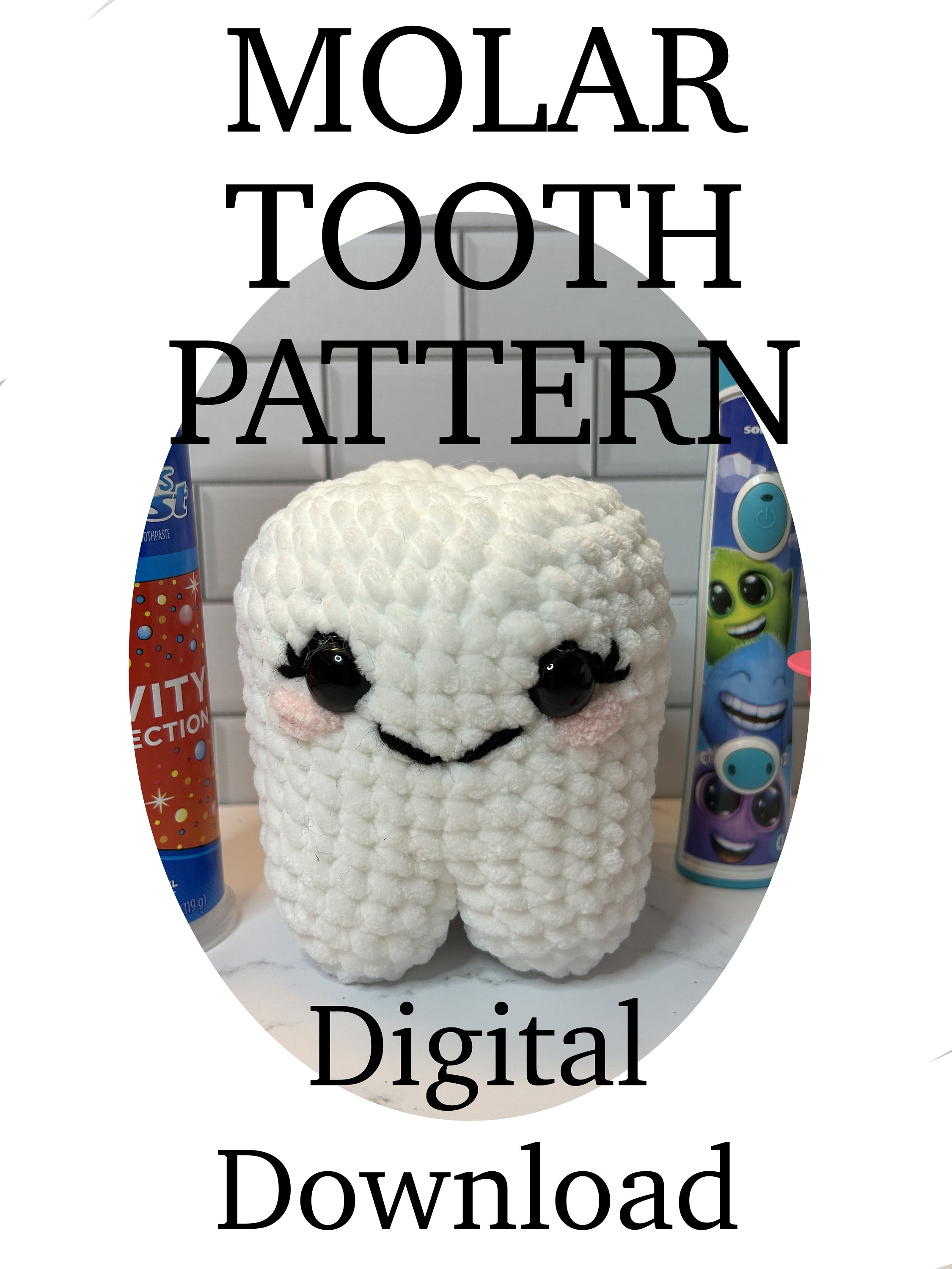 Crochet Tooth Pattern - Etsy