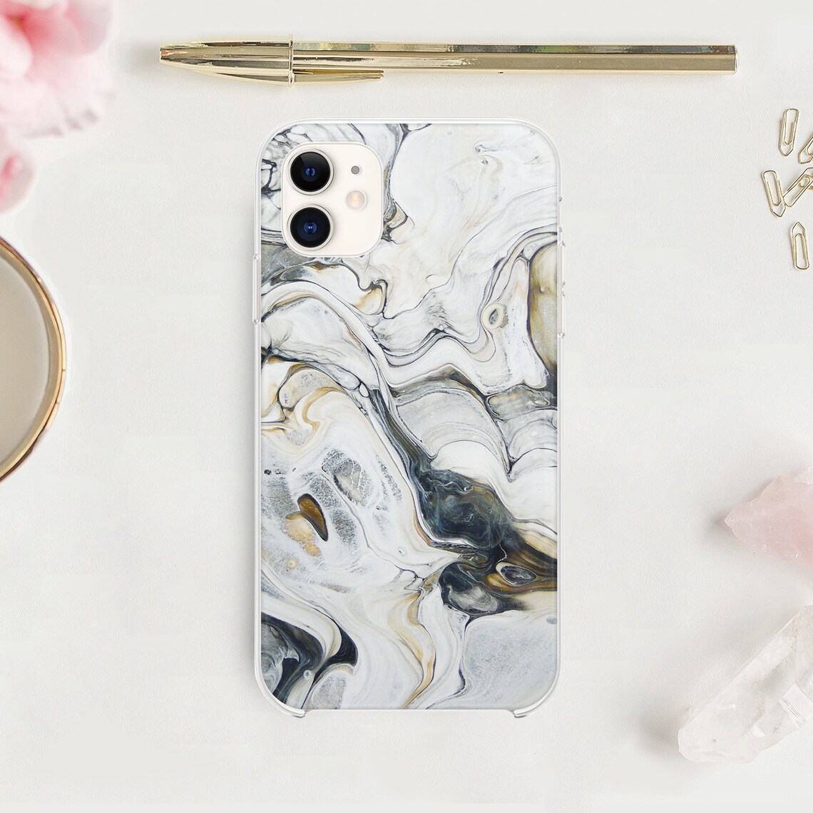 Painting iPhone 11 Case iPhone 11 Pro Max Case Black iPhone | Etsy