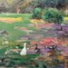 Landscape Goose, Landscape Paint, Original Oil Painting, Surreal Art ...
