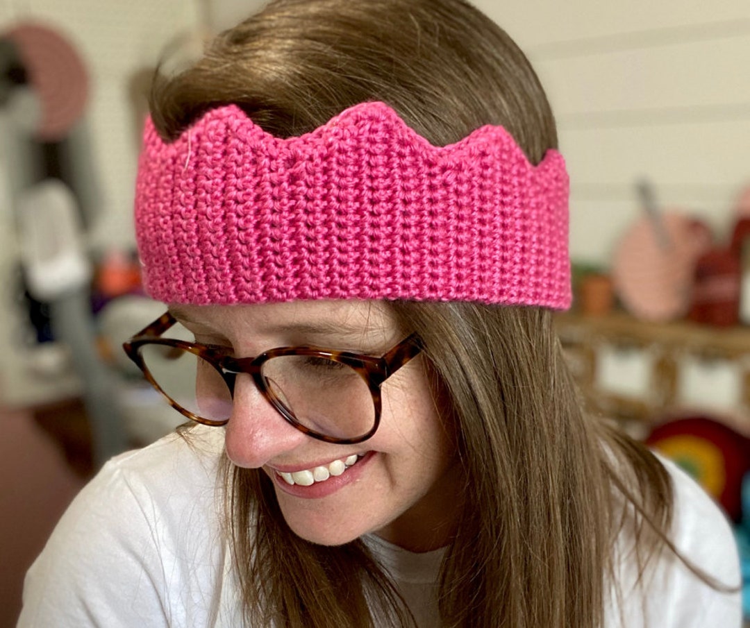 Crochet Crown Pattern, Crochet Princess Crown, Crochet Headband Pattern ...