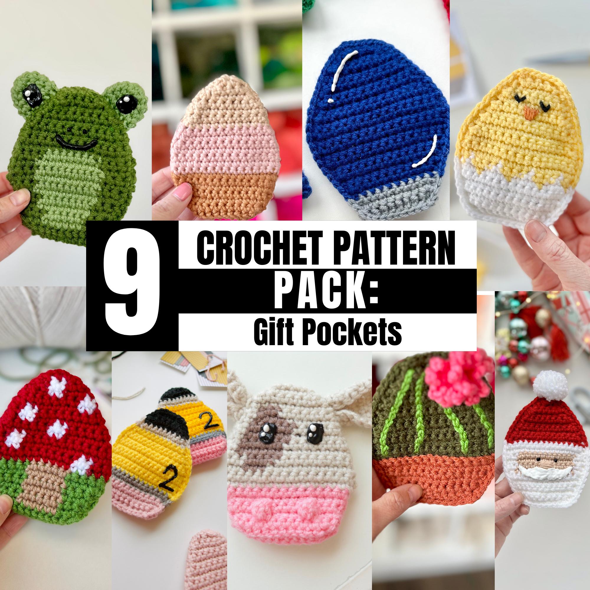 Crochet Gift Pocket Pattern Pack