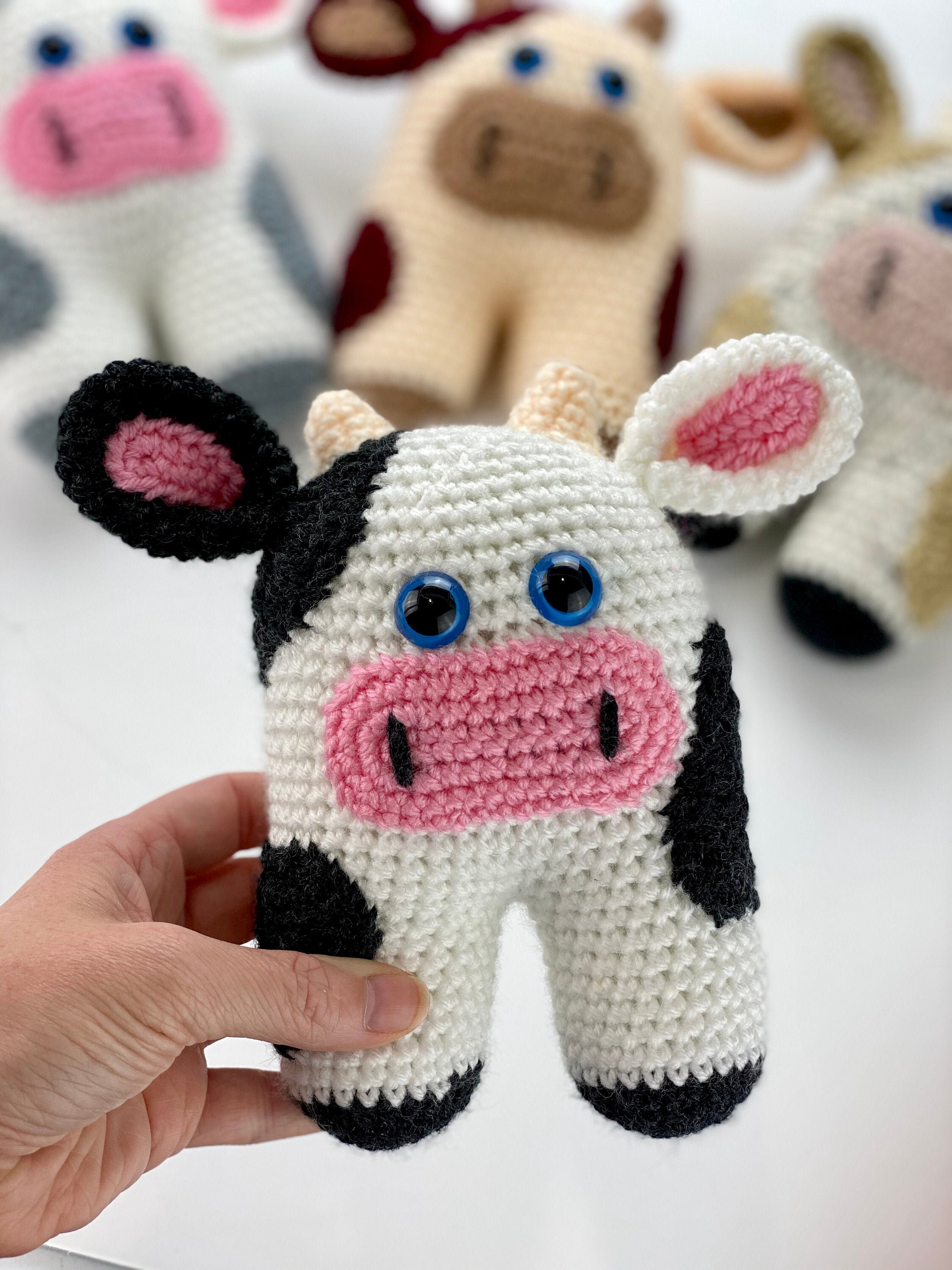 Cute Crochet Cow Amigurumi Pattern Make Your Own Adorable Cow Toy 