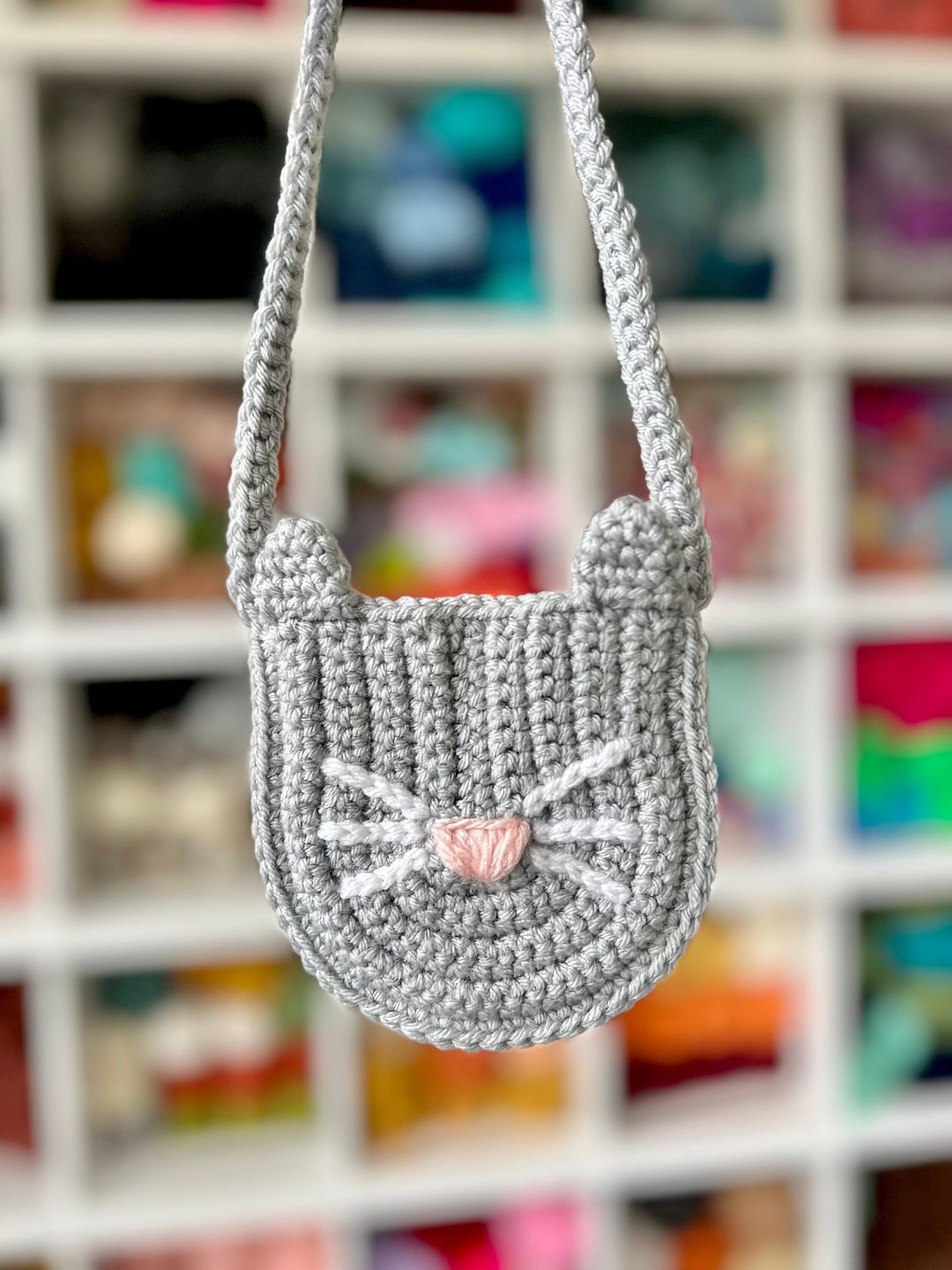 Crochet Cat Bag Pattern Cat Purse Crochet Pattern Toddler - Etsy