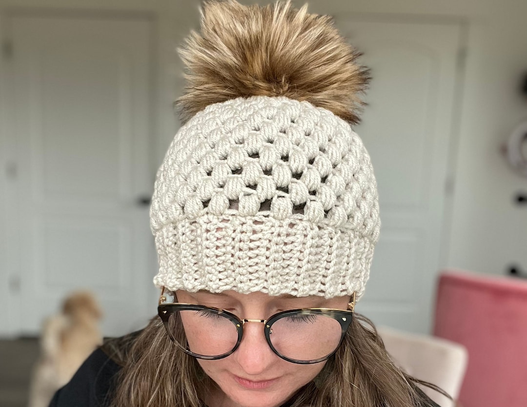 Easy Crochet Ribbed Hat Pattern, Crochet Beanie Pattern, Easy Crochet ...