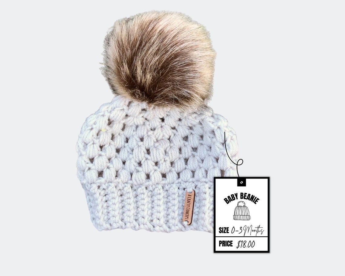 Printable Beanie Tags Packaging for Crochet Hats Printable - Etsy