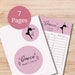 Dance Journal Recital Tracker Printable Bundle, Dancer Fitness Progress ...