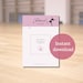 Dance Journal Recital Tracker Printable Bundle, Dancer Fitness Progress ...