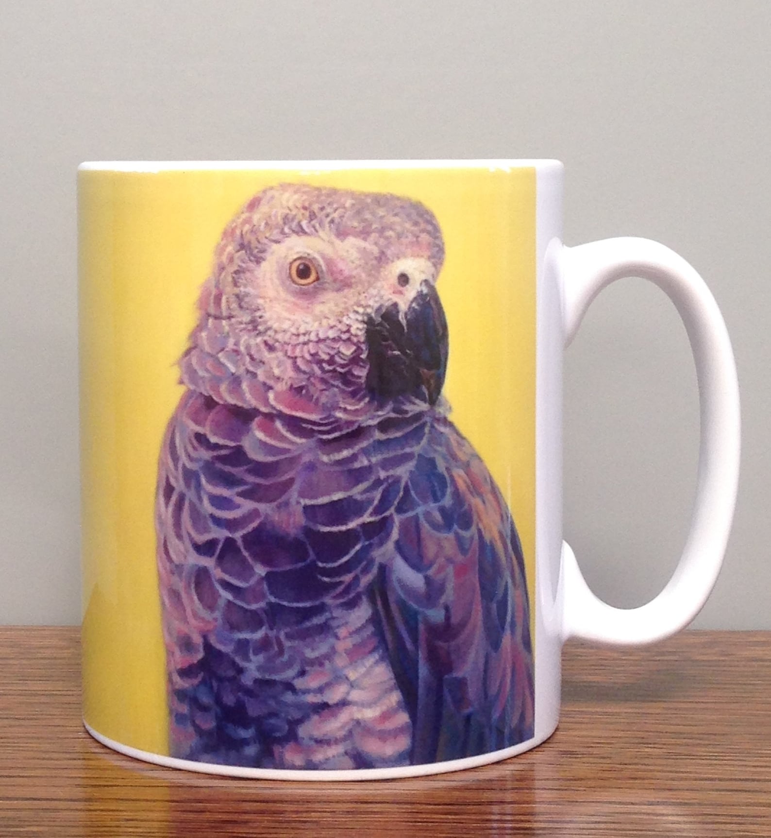 African Grey Parrot Mug Parrot Mug Cheeky Pet Bird Parrot - Etsy