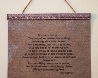 Poetry Wall Art - Etsy UK