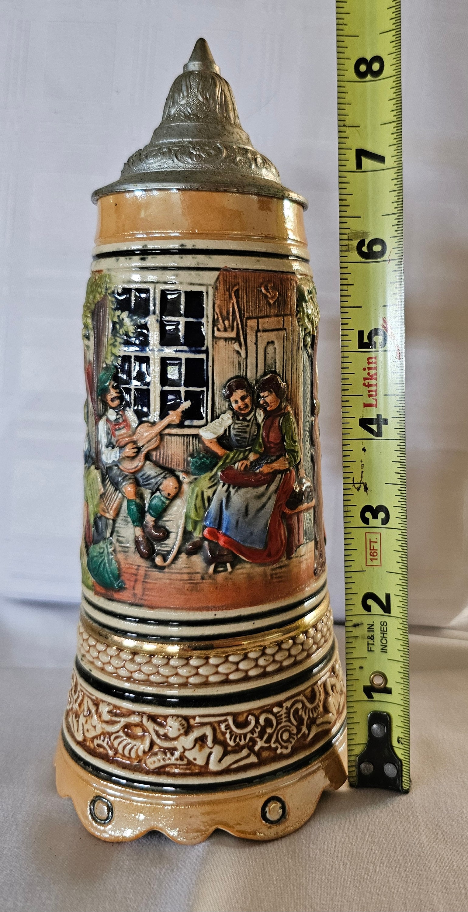Vintage German Stein Swiss Music Box "lieb Und Lied Ein Froh Gemüt" - Etsy