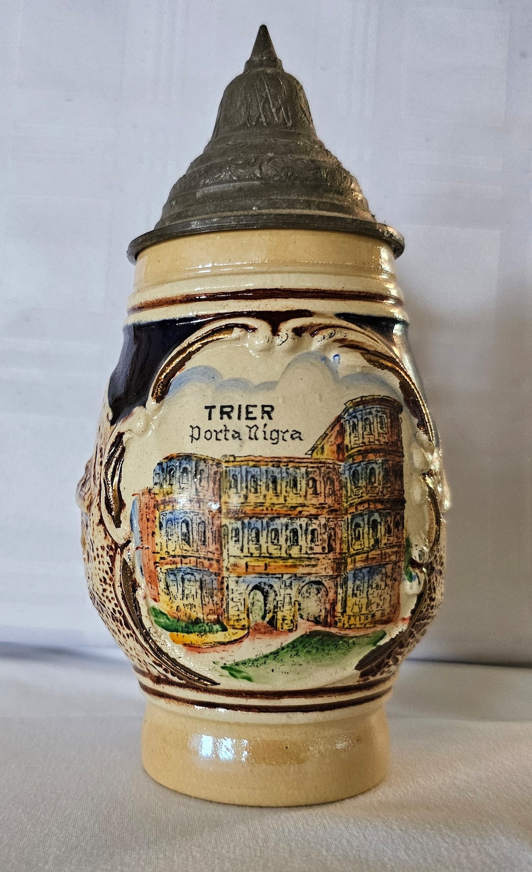 Vintage German Miniature Beer Stein Trier Porta Nigra - Etsy