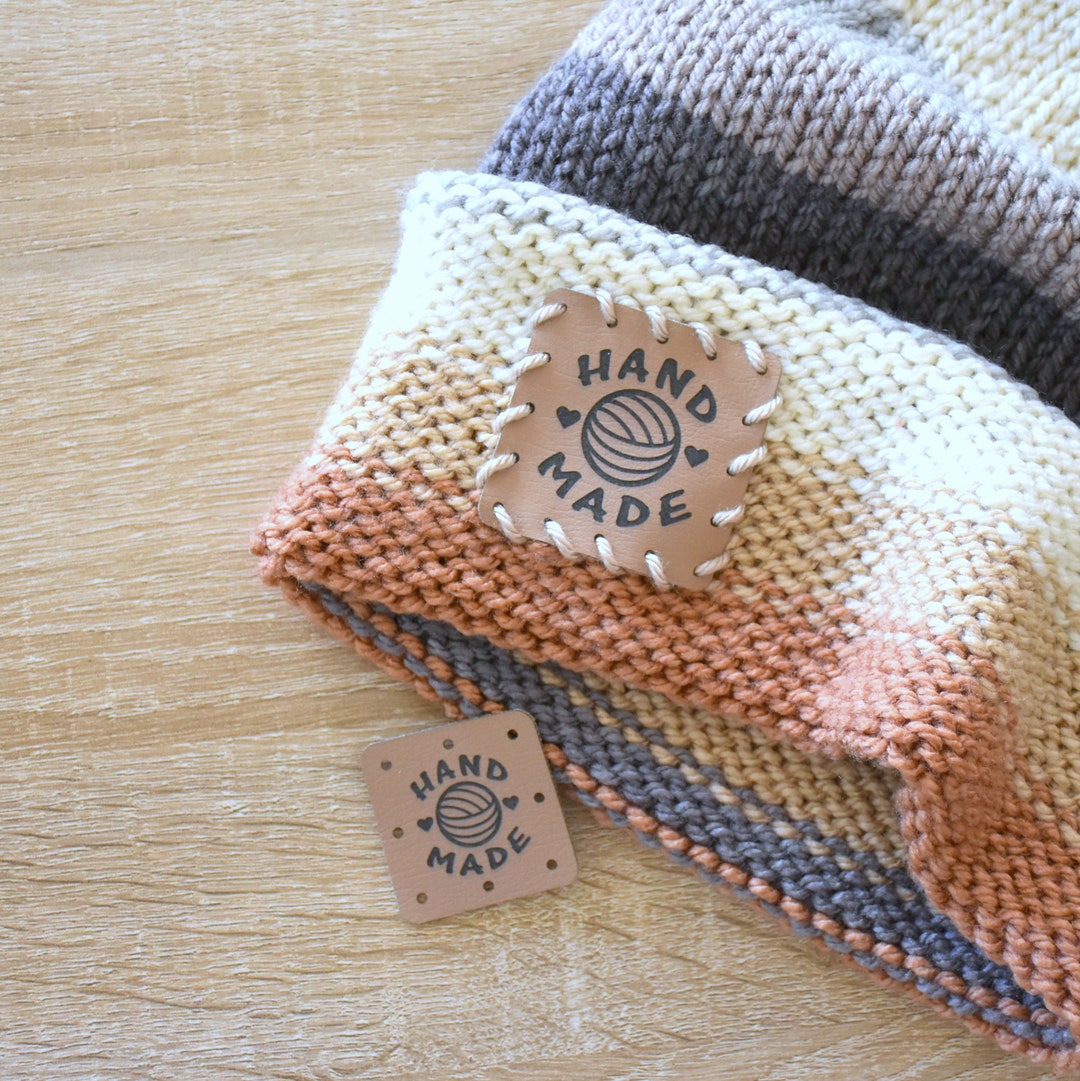 40 Pcs | Laser Engraved Knitwear Sew-on Patches, Clothing Patches ...