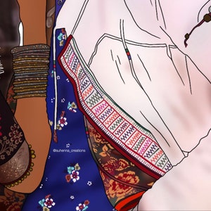 Lahu Munh Lag Gaya Art Print // Ramleela // Bollywood // Desi Art - Etsy