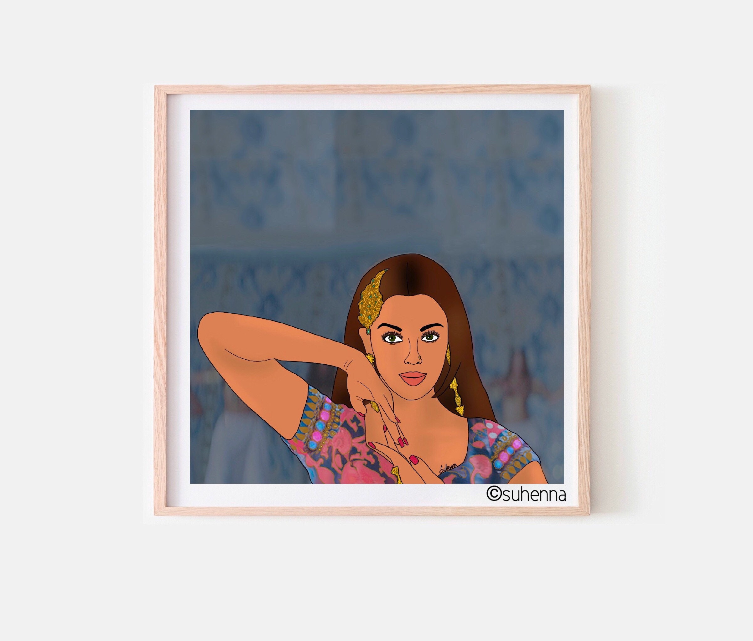 Kajra Re // bollywood // print // desi art // indian // india | Etsy