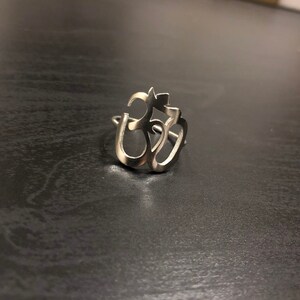Om Sign Ring // Ohm // Custom Jewelry // Indian // Desi // Hindu ...