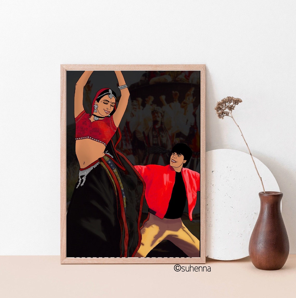 Chaiyya Chaiyya Bollywood Print // Desi Art // Srk // King - Etsy