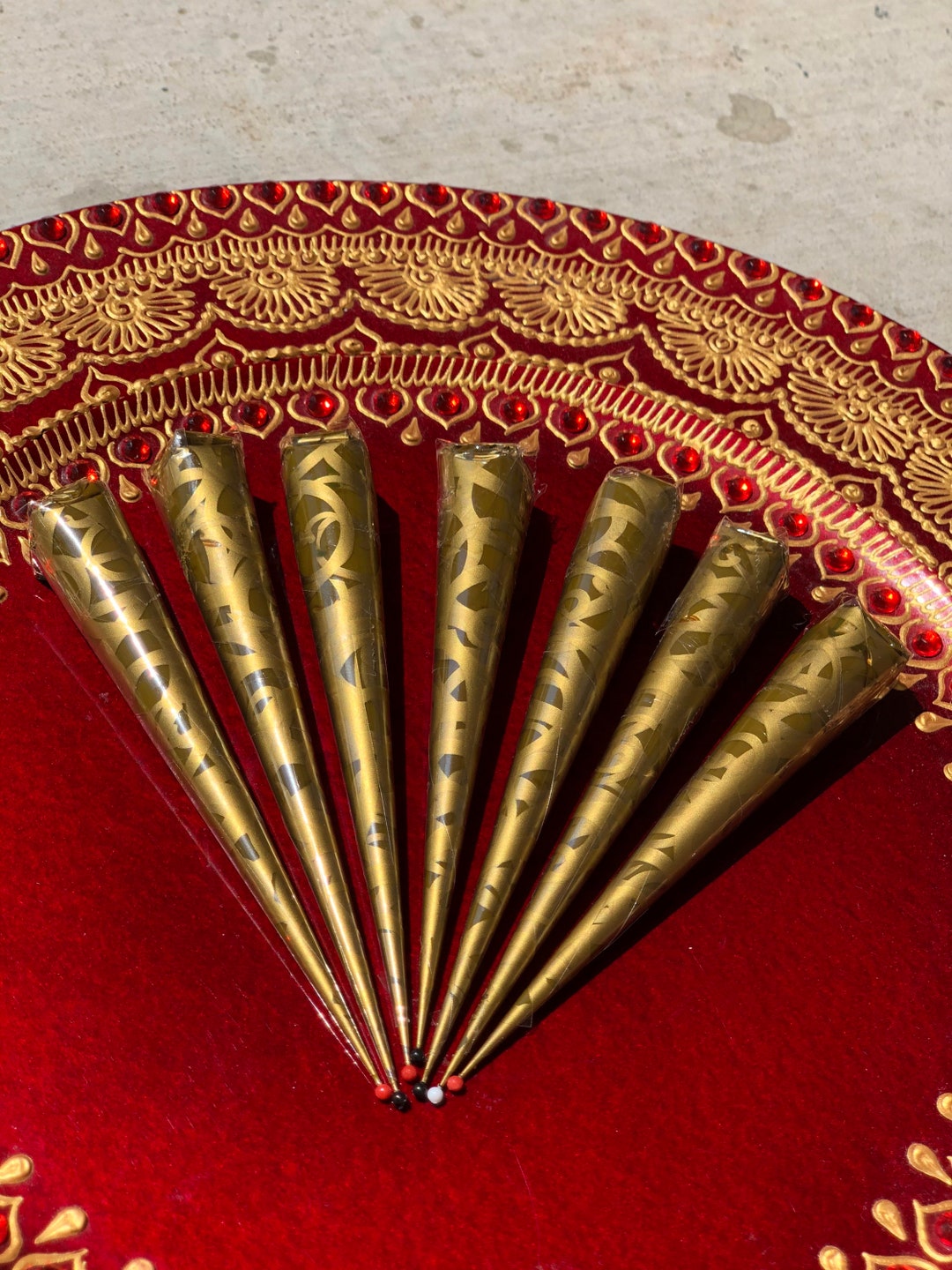 SEVEN HENNA CONES // All Natural, Hand Made Henna Cones // Henna Paste ...