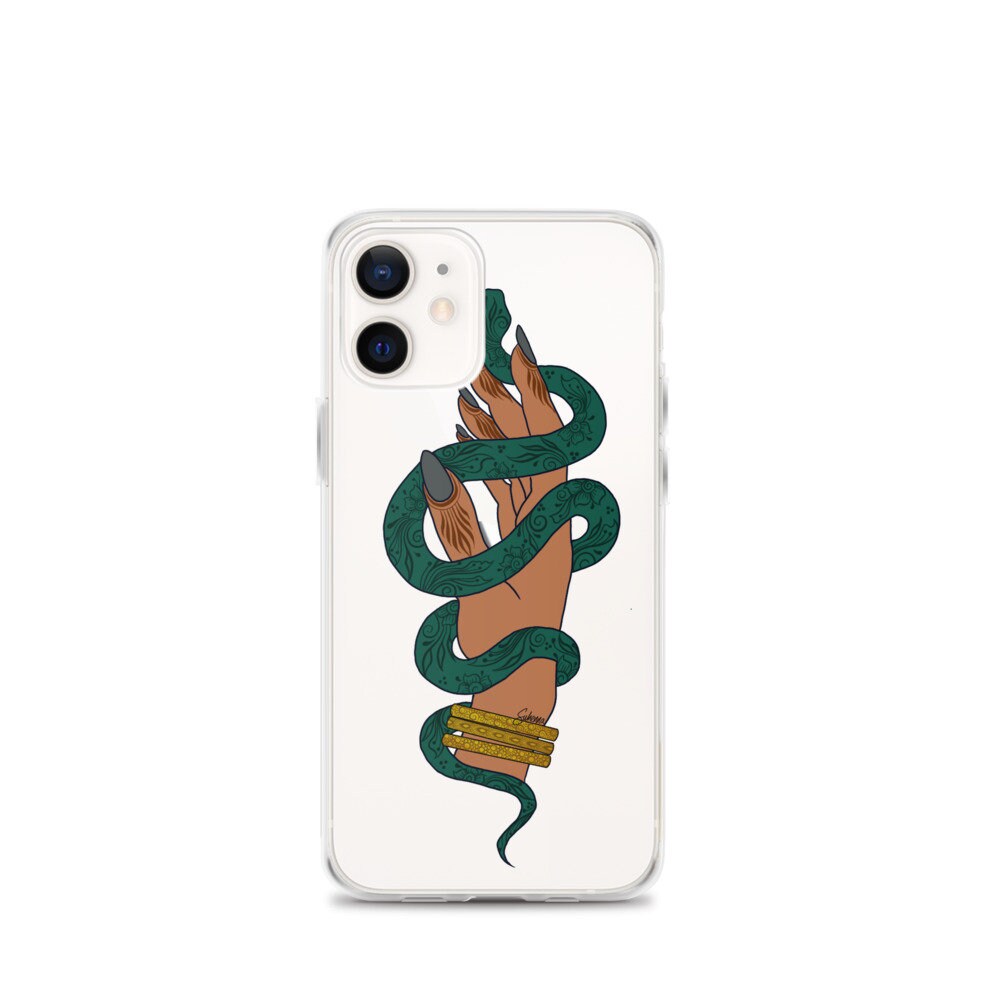 Didi's New Friend Iphone Case // Snake // Desi // Brown // | Etsy