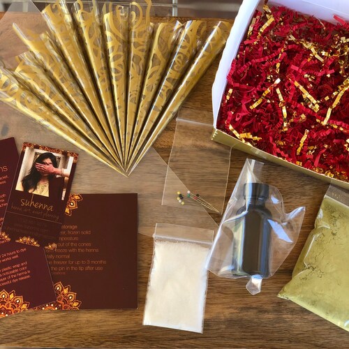 Diy Henna Kit // Fresh Henna / Mendhi / Mehndi / Mehndhi / - Etsy