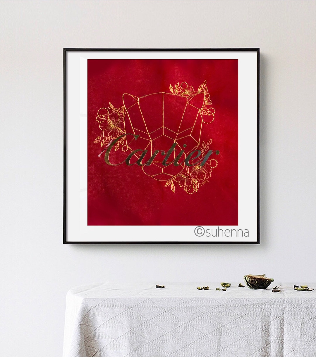 Cartier Panthère Art Print // Designer // Vanity // Luxury // Wall Art ...