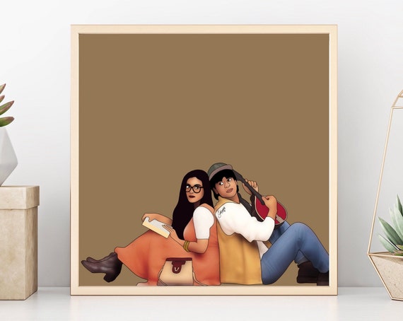 Ddlj Art Print // Dilwale Dulhania Le Jayenge // Bollywood // - Etsy