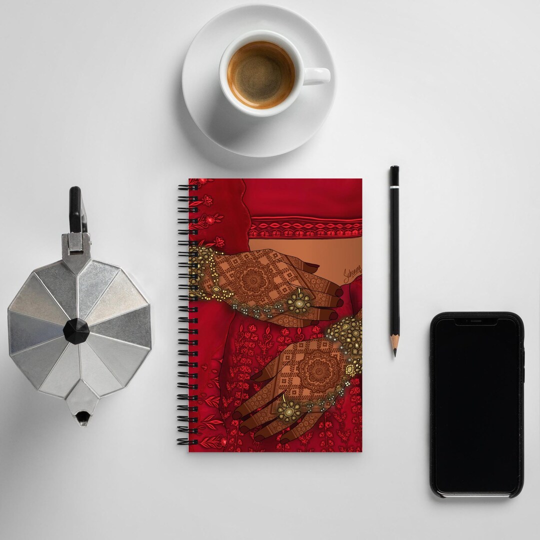 Laal Ishq Spiral Notebook | Desi | Indian | Bride | Shaadi | Wedding - Etsy