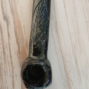 Hand-carved Smoking Pipe, Shaman Stone Pipe, Ritual Ceremony Pipe, Gift ...