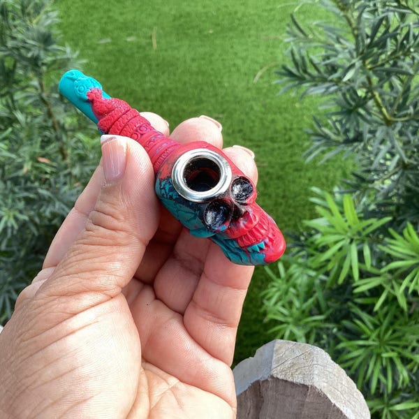 Skull Pipe - Etsy