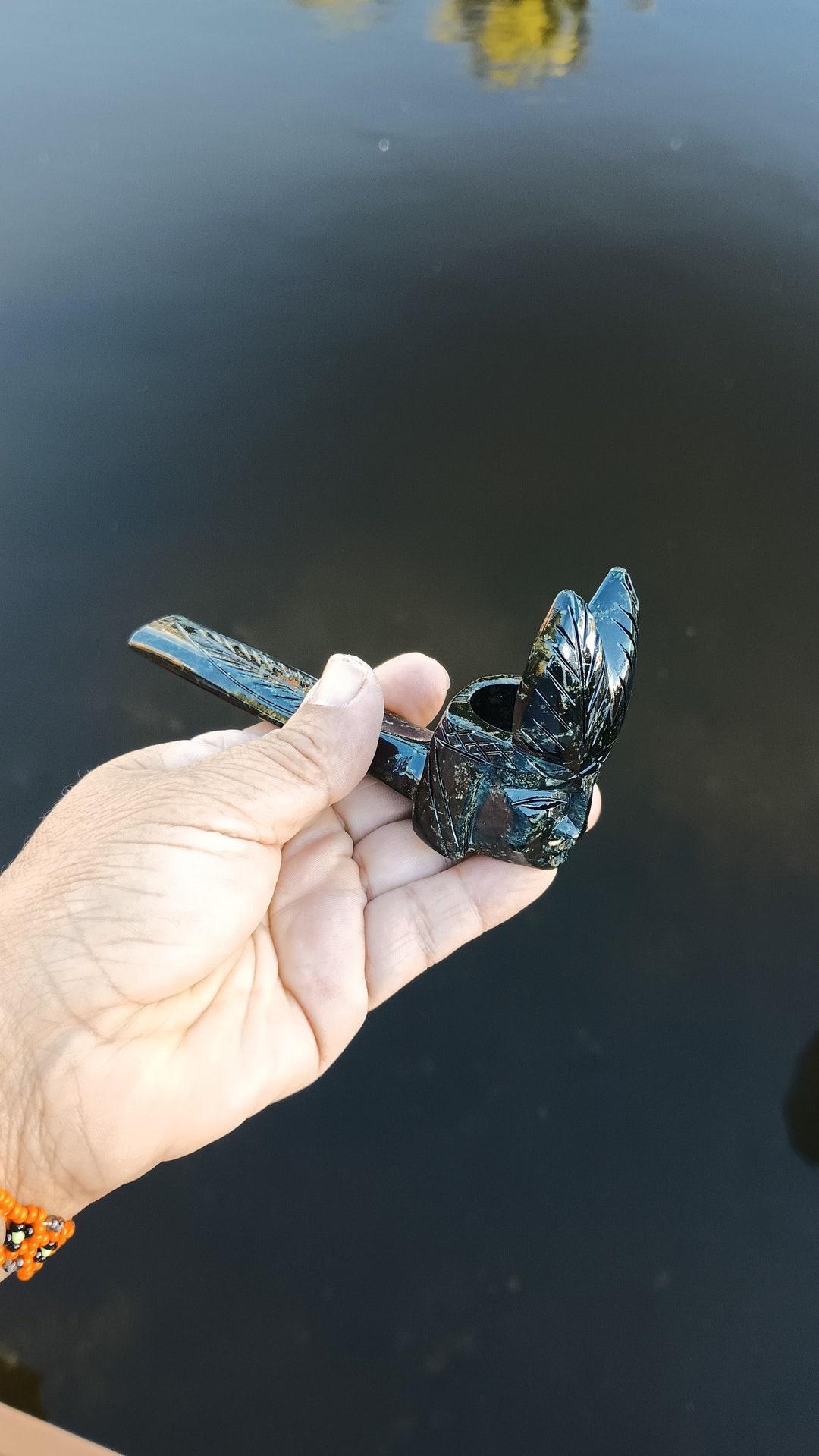 Inca Smoking Pipe, Shaman Smoking Pipe, Ritual Ceremony Shamanic Pipe ...