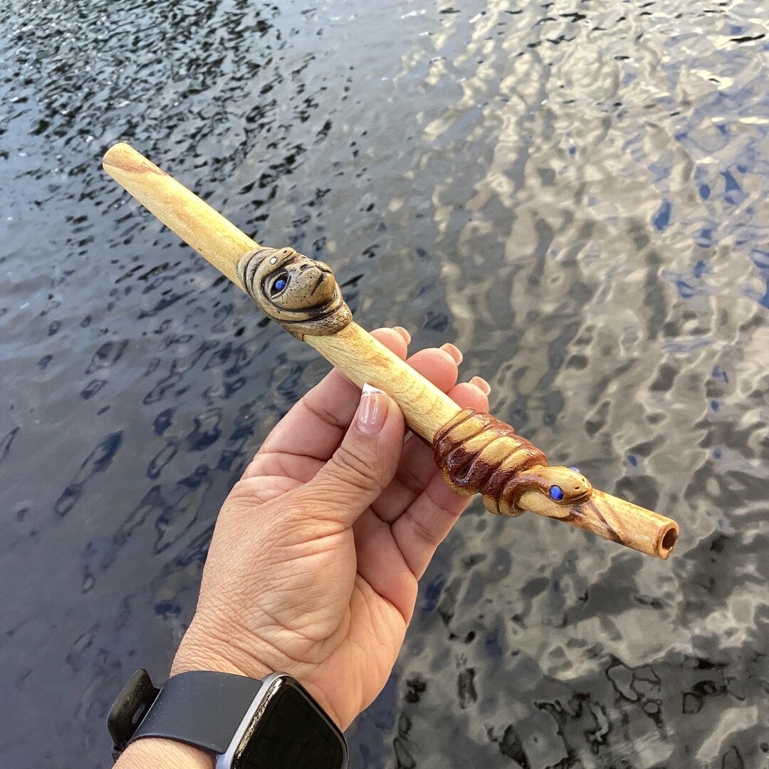 Palo Santo Tepi Applicator, Ritual Ceremony Shamanic Pipe, Applicator ...