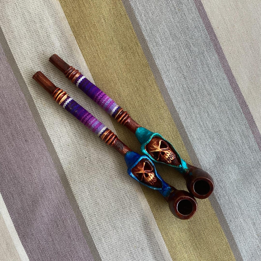 Skull Tobacco Smoking Pipe, Carved Skull Pipes, Halloween Gift - Etsy