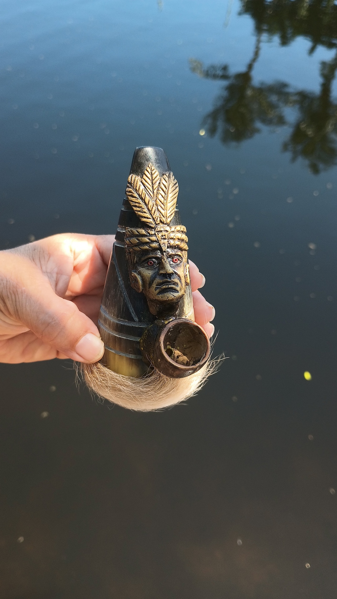 Inka Smoking Pipe, Shaman Smoking Pipe, Ritual Ceremony Shamanic Pipe ...