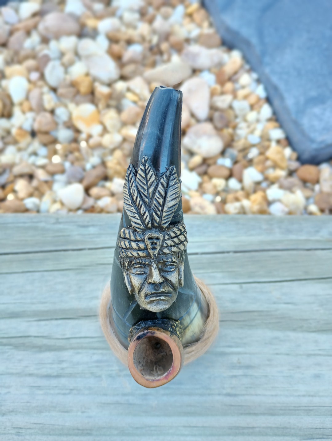 Inka Smoking Pipe, Shaman Smoking Pipe, Ritual Ceremony Shamanic Pipe ...