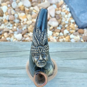 Inka Smoking Pipe, Shaman Smoking Pipe, Ritual Ceremony Shamanic Pipe ...
