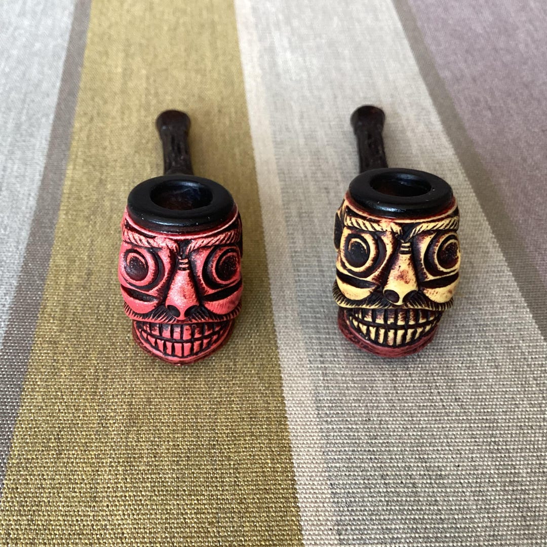 Mayan Clay Smoking Pipe, Handmade Pipes, Gift for Smokers - Etsy