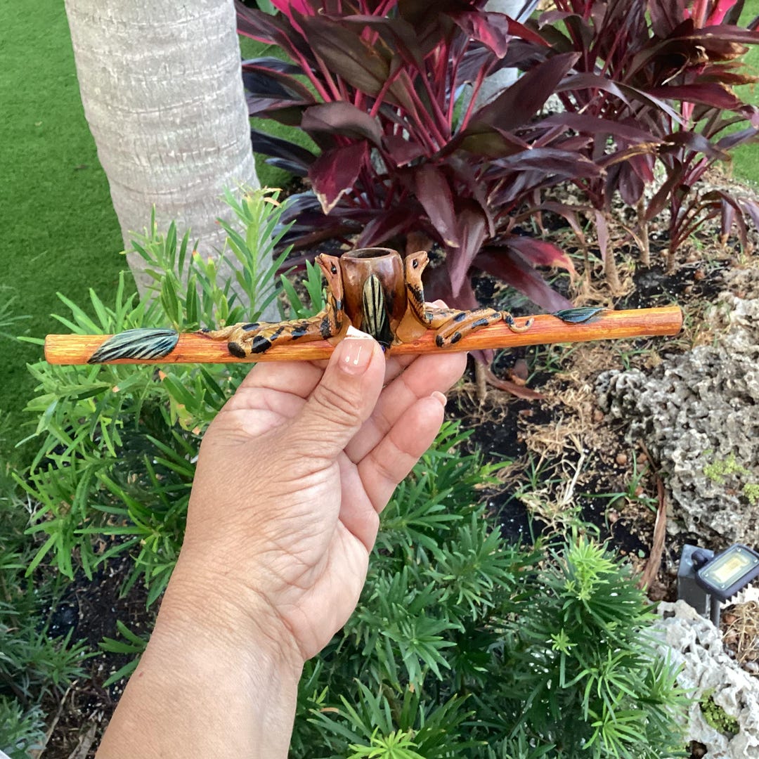 Unique Double Ritual Ceremony Shamanic Pipe, Shaman Smoking Pipe ...