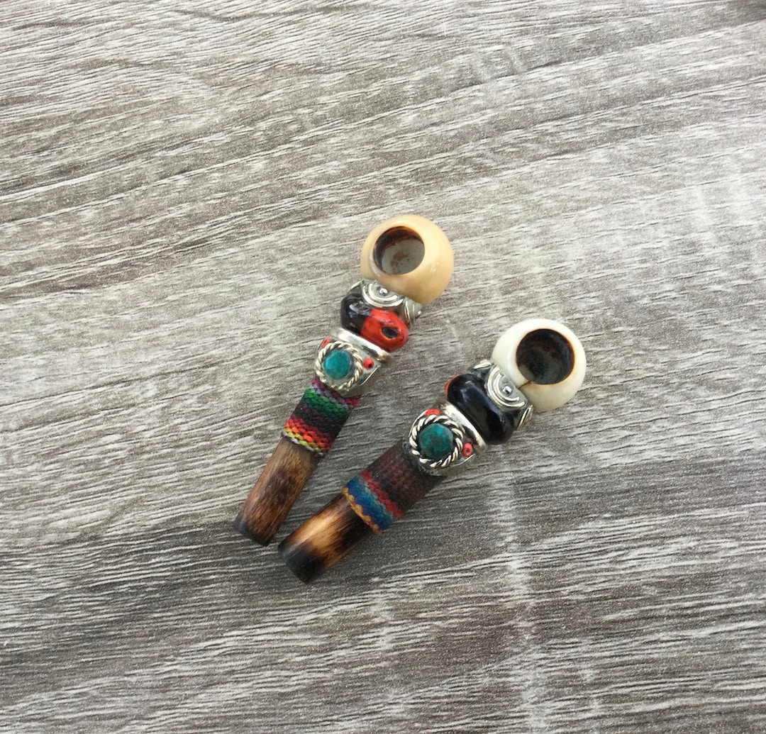 Shaman Small Pipe, Ritual Ceremony Shamanic Pipe, Small Smoking Pipe - Etsy