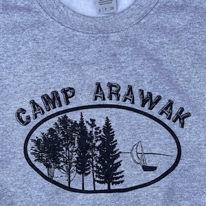 Camp Arawak Sleepaway Camp Crew Neck - Etsy