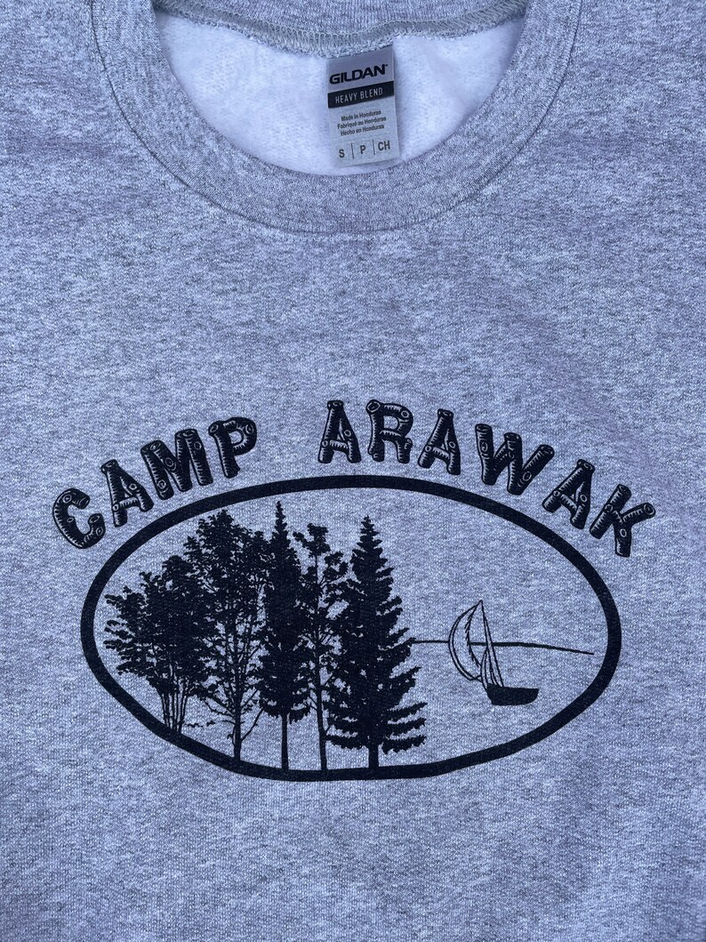 Camp Arawak Sleepaway Camp Crew Neck - Etsy