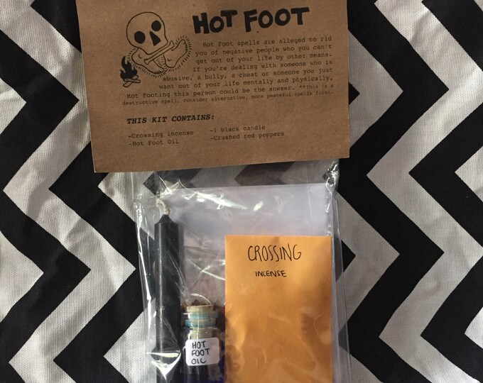 Graveface Hot Foot Spell Kit - Etsy