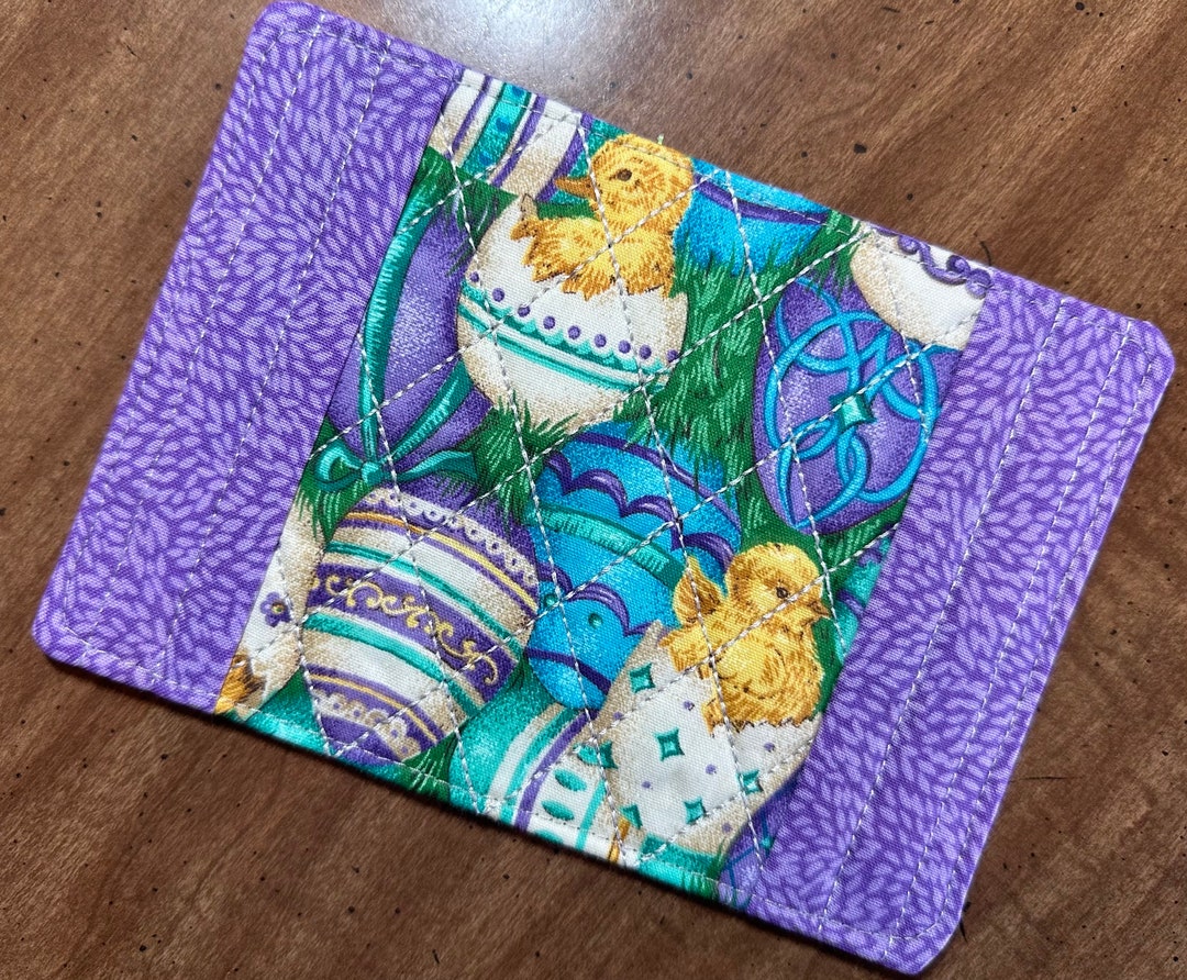Easter Mug Rug, Smaller Size Snack Mat, Chicks and Eggs, Item 1563 - Etsy