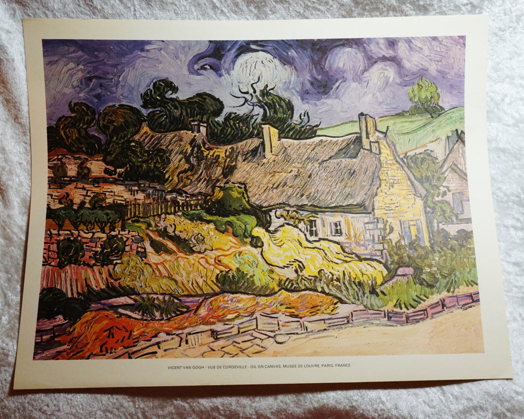Vintage, Van Gogh Lithograph, Wall Decor, Vintage Art Print, Great Gift ...