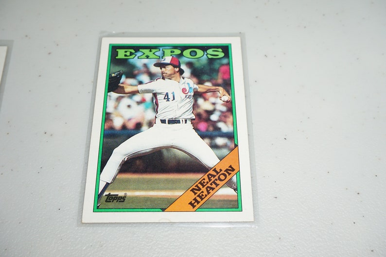 Expos 1980's Randy Lerch Neal Heaton Baseball | Etsy
