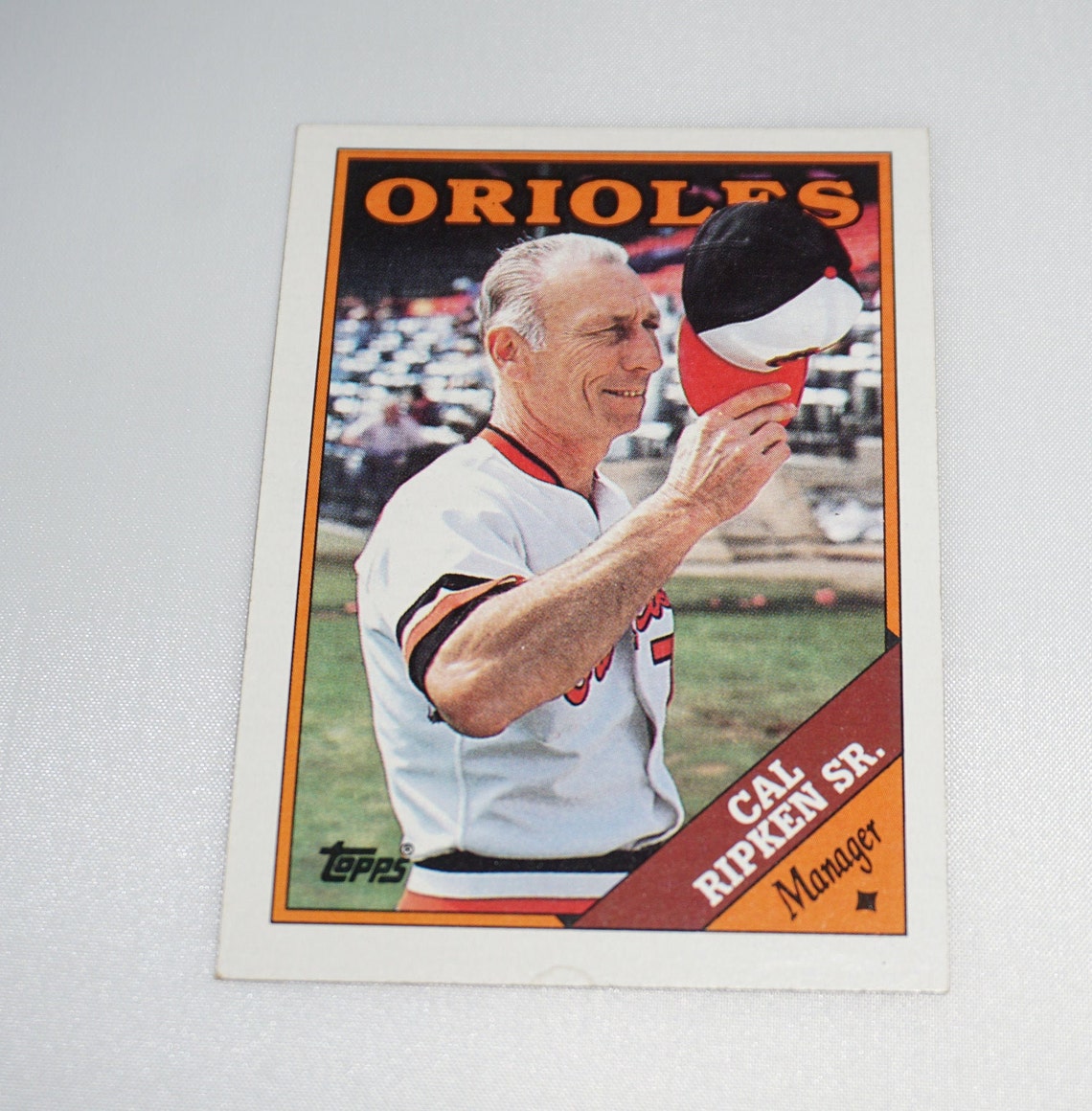 1988 Cal Ripken Sr 444 Topps Baseball Card Baltimore - Etsy