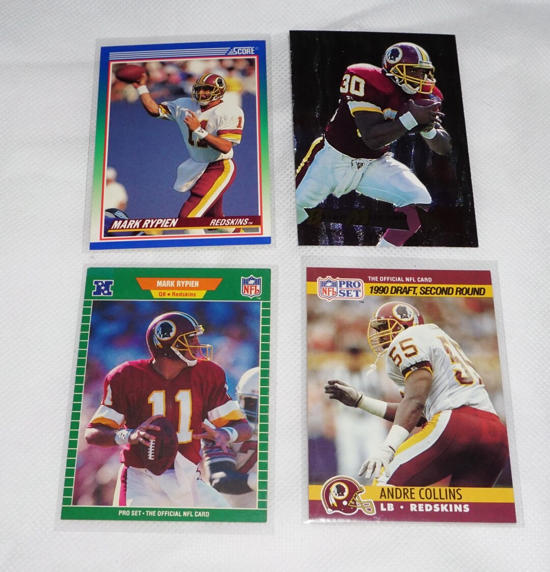 Vintage, Washington Commanders, Football Card Lot, Great for Washington ...
